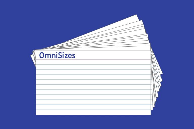 Index Card Dimensions - Sizes of Objects and Stuff