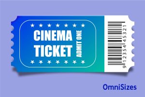 Ticket Dimensions - Sizes of Objects and Stuff