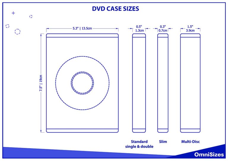 DVD Case Sizes - Sizes of Objects and Stuff