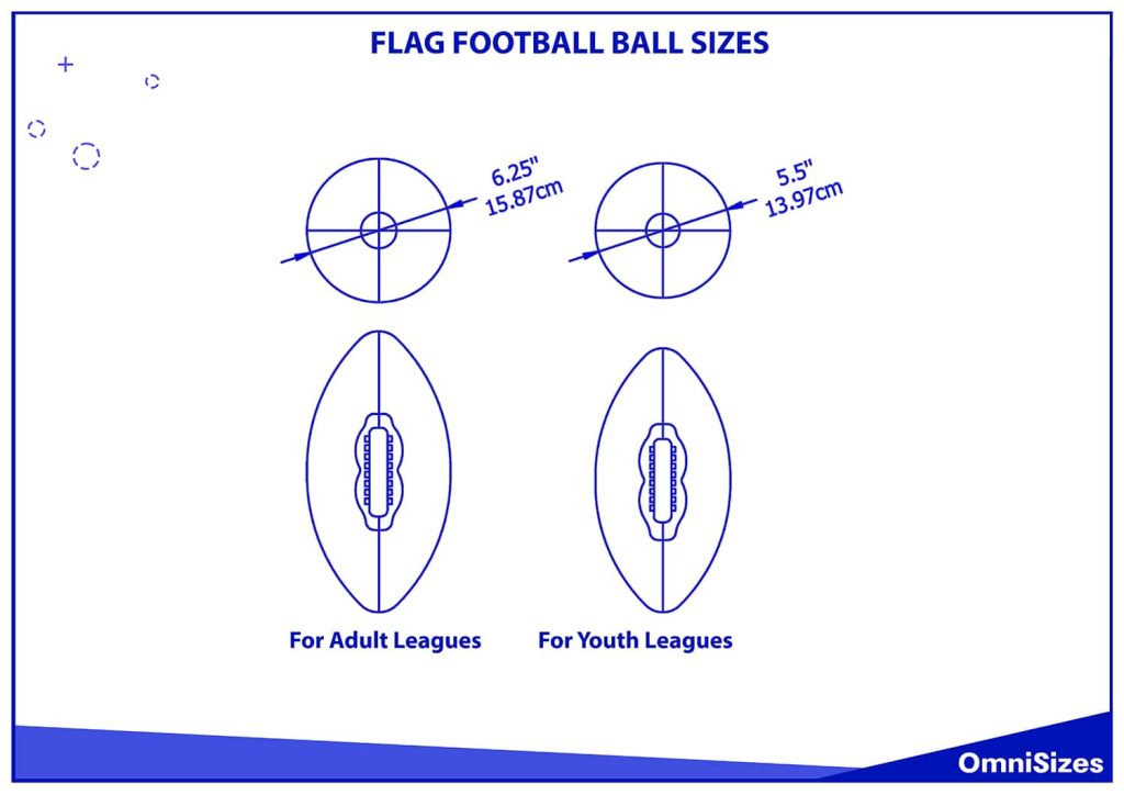 Flag Football Sizes (Field + Ball) - Sizes of Objects and Stuff