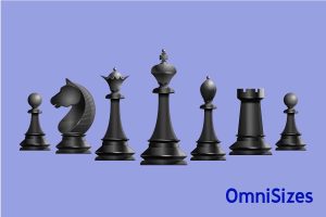 Chess Piece Sizes - Sizes of Objects and Stuff