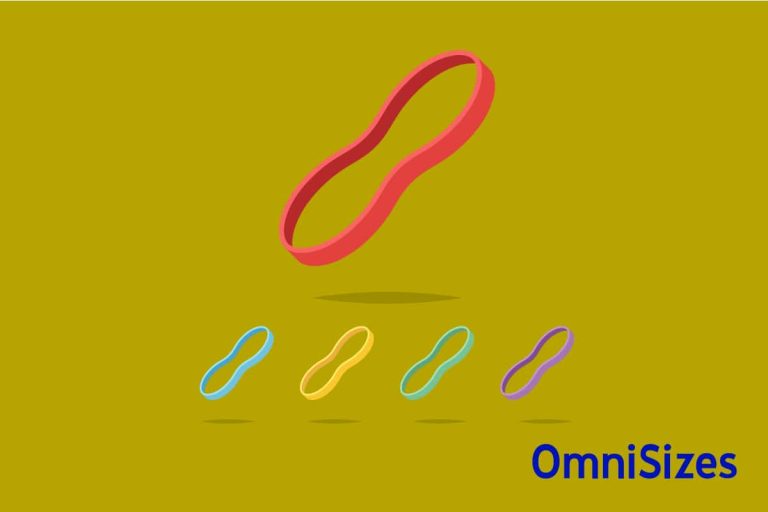 Rubber Band Sizes - Sizes of Objects and Stuff