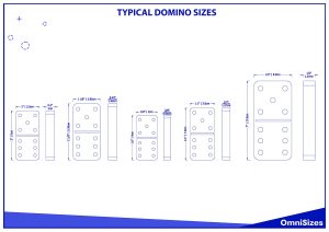 Domino Sizes - Sizes of Objects and Stuff