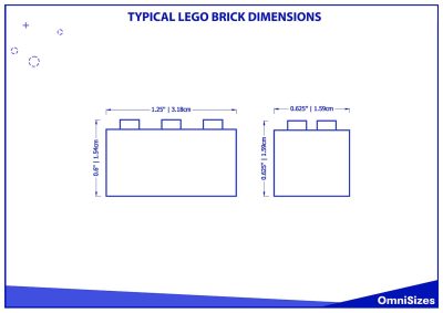 Lego Brick Dimensions - Sizes of Objects and Stuff