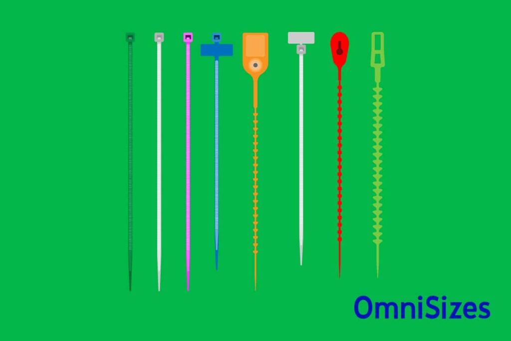 Zip Ties Sizes - Sizes of Objects and Stuff
