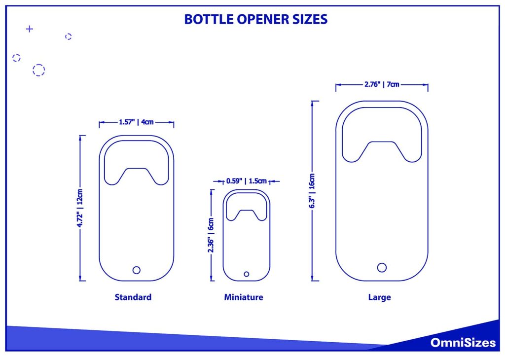 Bottle Opener Sizes - Sizes of Objects and Stuff