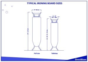 Ironing Board Sizes - Sizes of Objects and Stuff