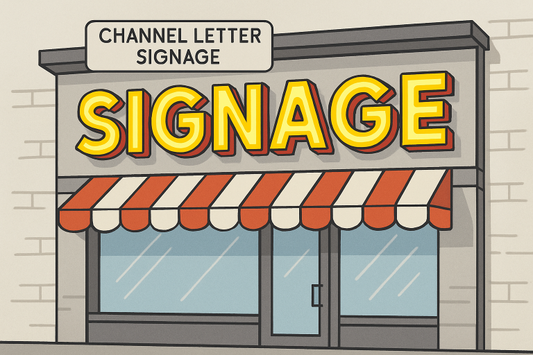 How Businesses Elevate Their Brand with Channel Letter Signs - Sizes of ...